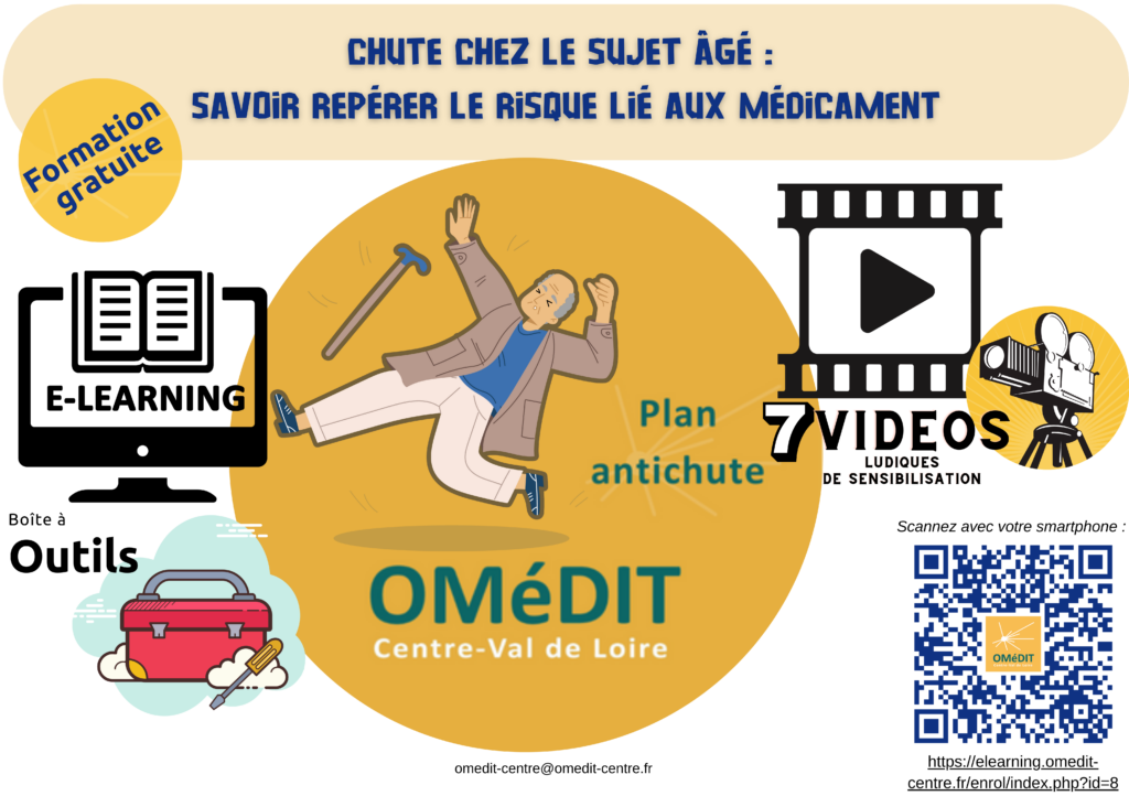 Plan antichute des personnes âgées et risques liés aux médicaments - OMéDIT Centre-Val de Loire